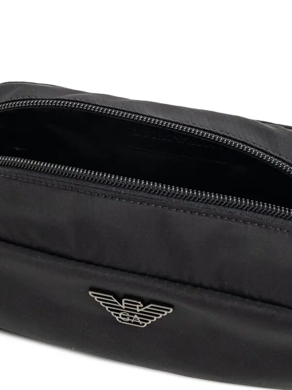 Emporio Armani Nylon Beauty Case - Black