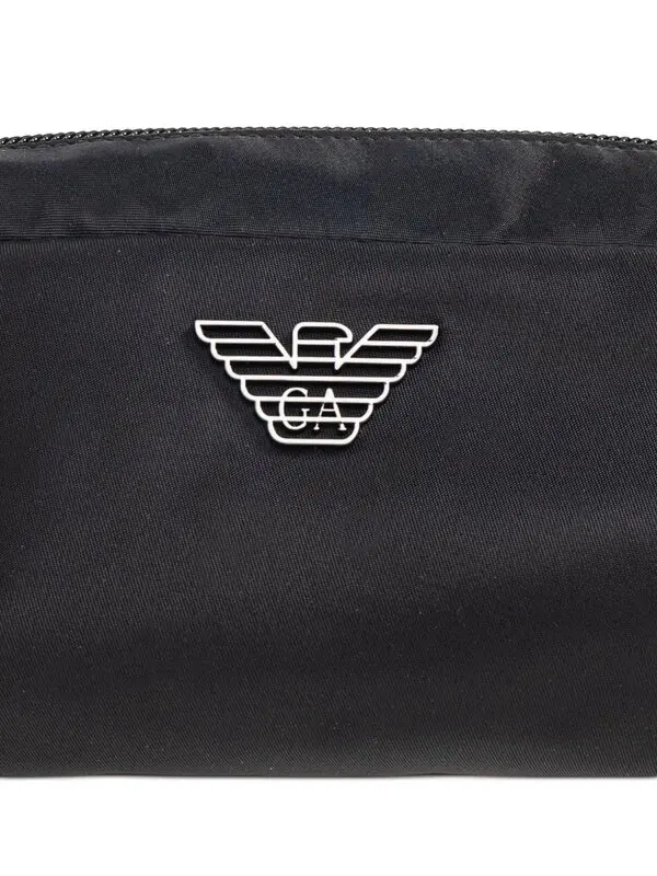 Emporio Armani Nylon Beauty Case - Black