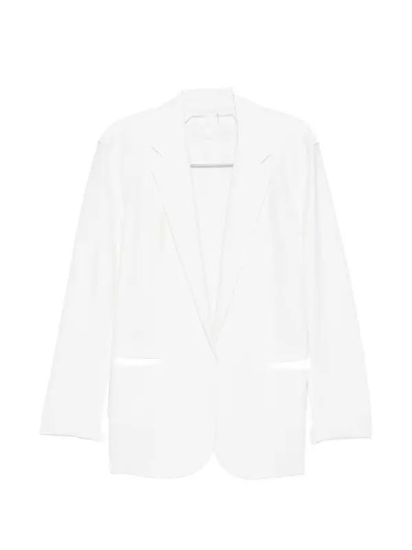 Norma Kamali Oversized Single Breasted Blazer - White