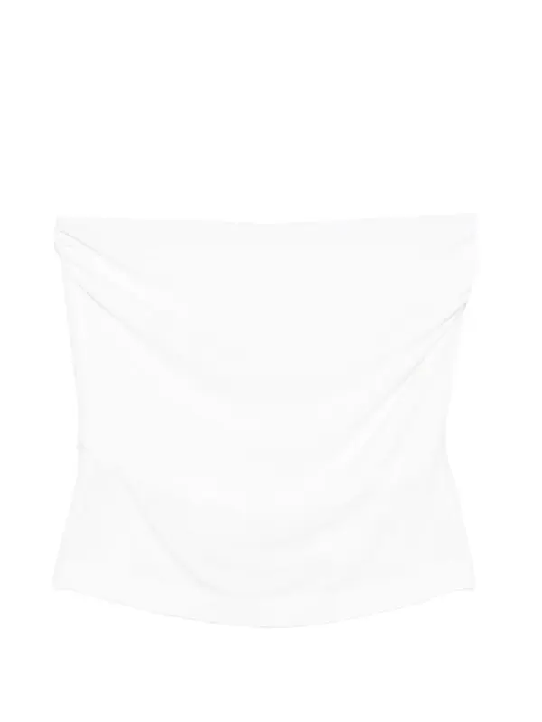 Norma Kamali Strapless Top - White