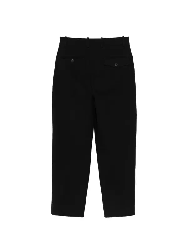 CIRCOLO 1901 Cotton Cropped Trousers - Black