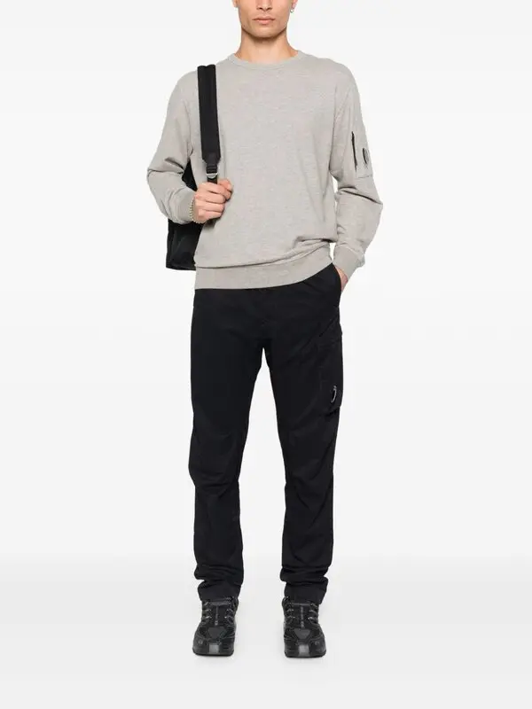 C.P. COMPANY Cotton Crewneck Sweatshirt - Grey