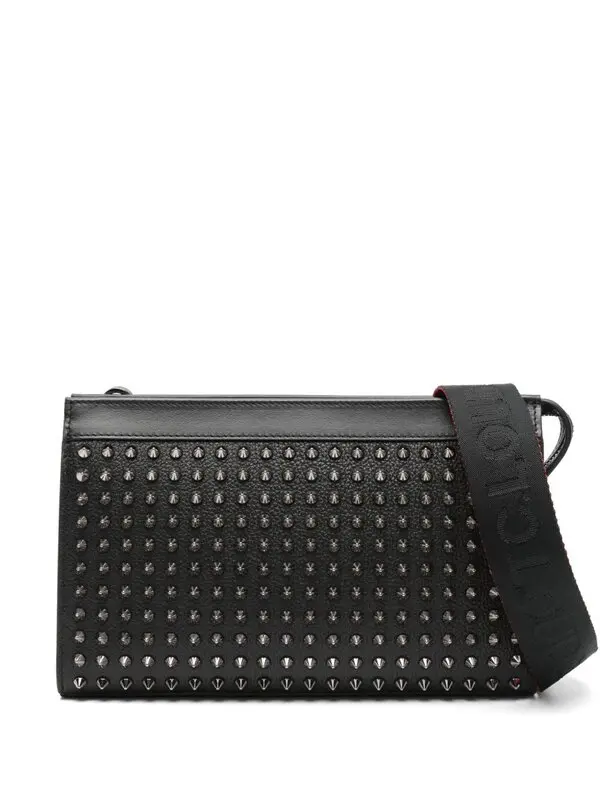 CHRISTIAN LOUBOUTIN Leather Crossbody Bag - Black