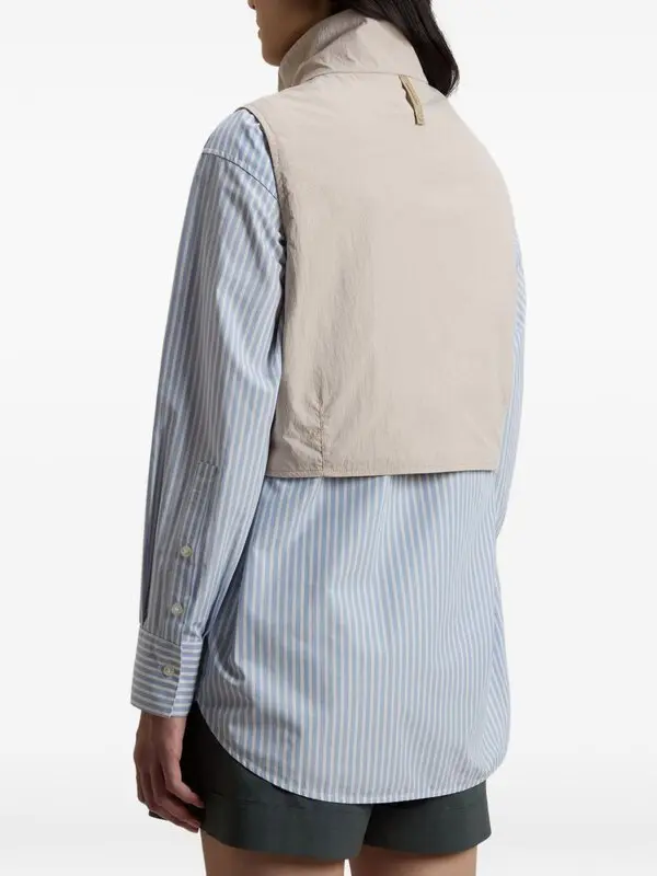 Woolrich Nylon Zipped Vest - Beige