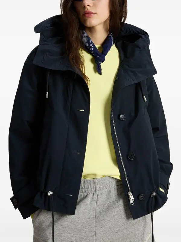 Woolrich Short Parka Coat - Blue