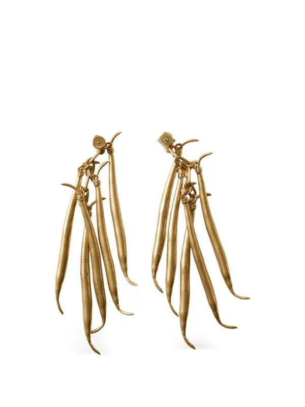 Jacquemus Les Boucles Haricots Earrings - Golden