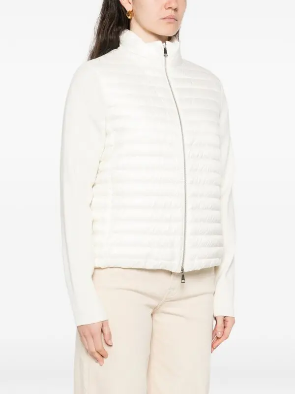 Moncler Padded Cardigan - White