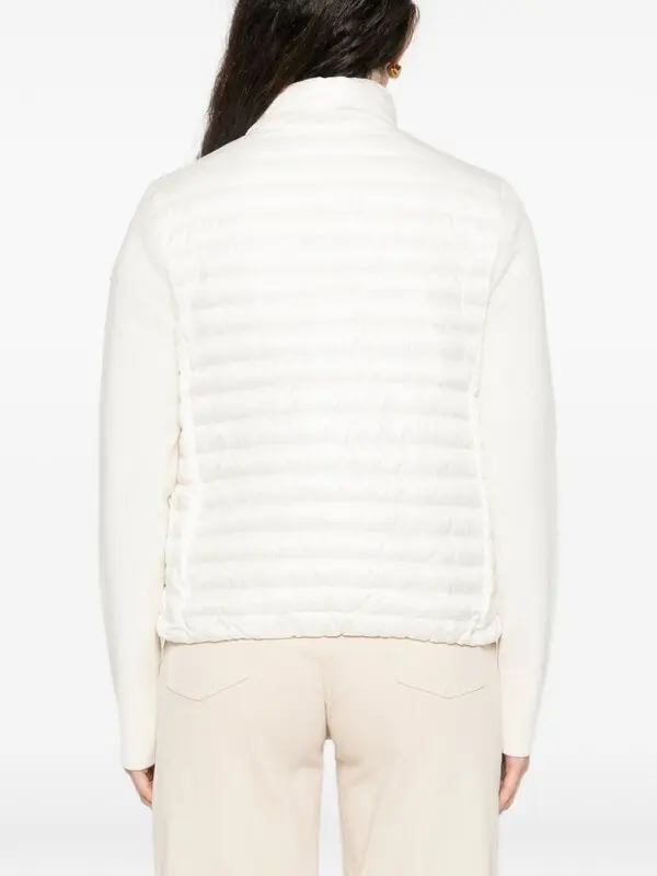 Moncler Padded Cardigan - White