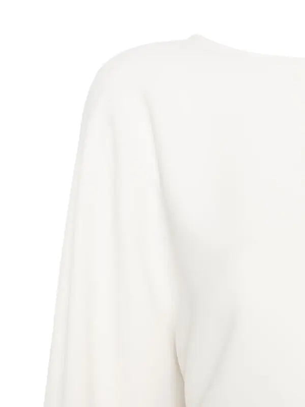 PAROSH Short Dress - Cream