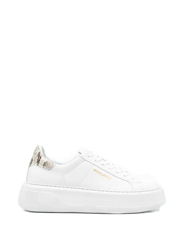 Woolrich Chunky Court Leather Sneakers