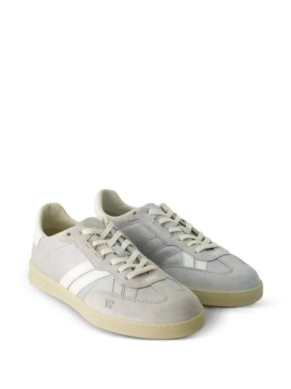 Woolrich Double U Leather Sneakers - Grey