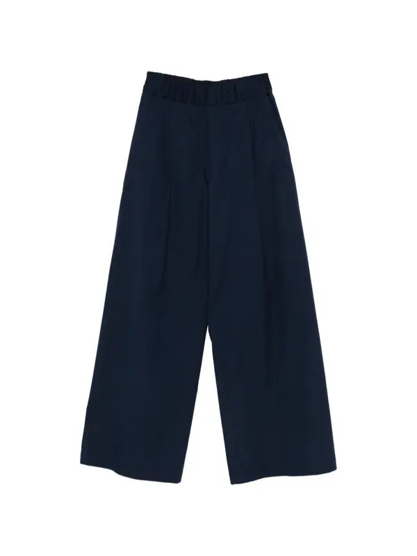 SEMICOUTURE Jhonny Cotton Trousers - Blue