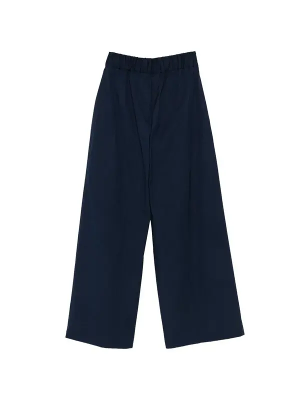 SEMICOUTURE Jhonny Cotton Trousers - Blue