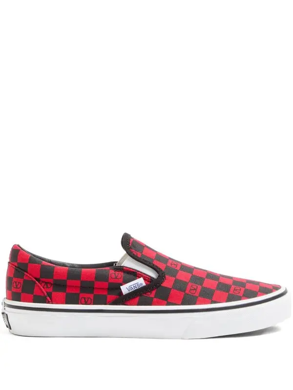 VALENTINO GARAVANI X VANS Classic Slip-on Sneakers - Red