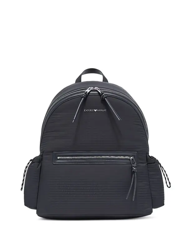 Emporio Armani Nylon Backpack - Black