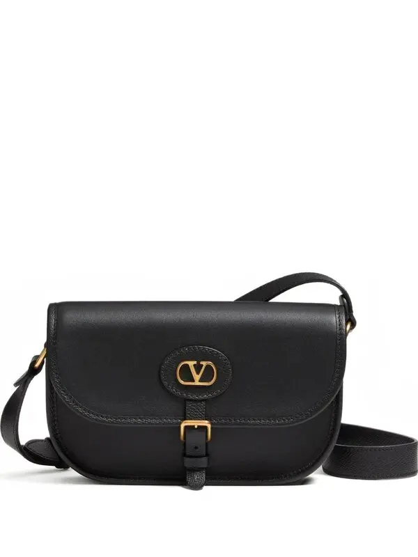 Valentino Garavani Antibes Small Leather Crossbody Bag - Black