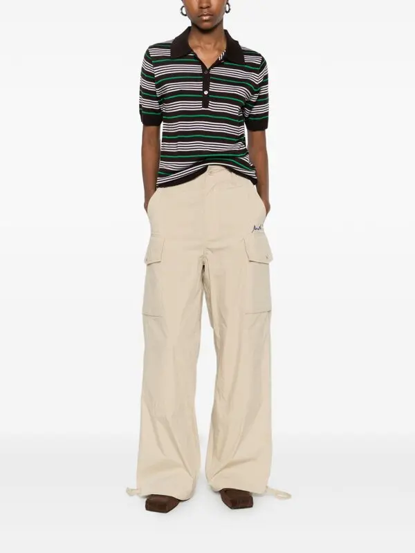 PAROSH Nylon And Cotton Pants