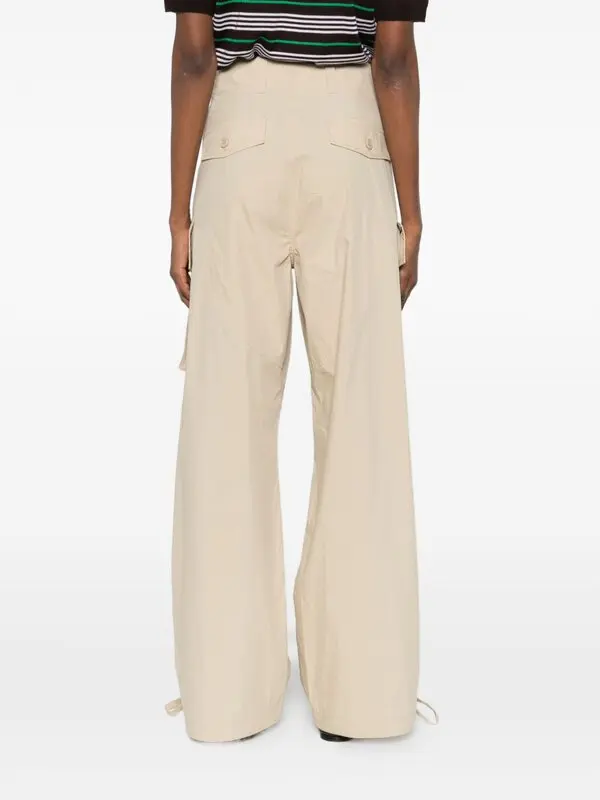 PAROSH Nylon And Cotton Pants