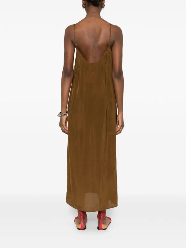UMA WANG Anaya Long Dress - Camel