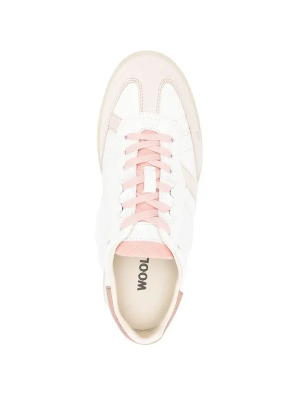 Woolrich Double U Leather Sneakers - Pink