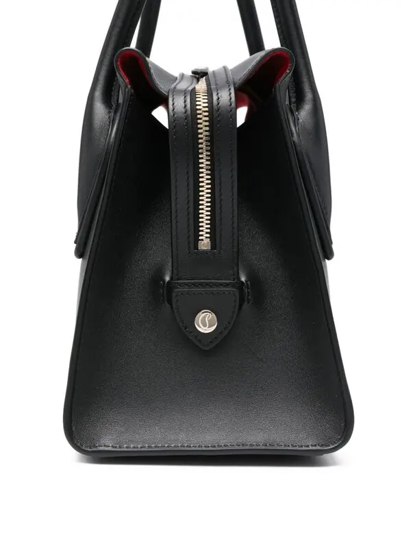 CHRISTIAN LOUBOUTIN Venus Medium Leather Shoulder Bag - Black