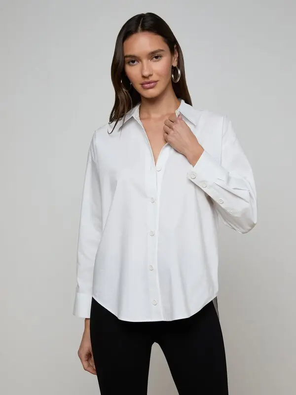 L'Agence Rylie Poplin Shirt