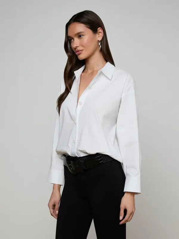 L'Agence Rylie Poplin Shirt