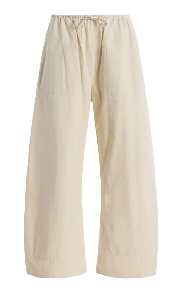 LESET Kyoto Cotton Carpenter Pants - Ivory