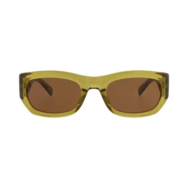 Saint Laurent Round-frame Bio Injection Sunglasses - Green
