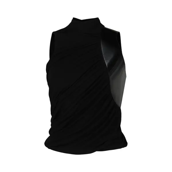 FERRAGAMO Panelled Draped Top
