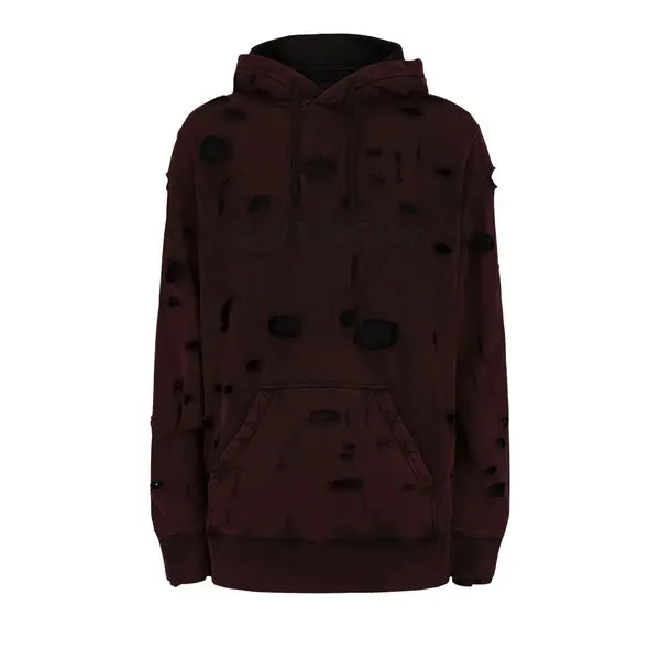 Givenchy Destroyed Logo Hoodie