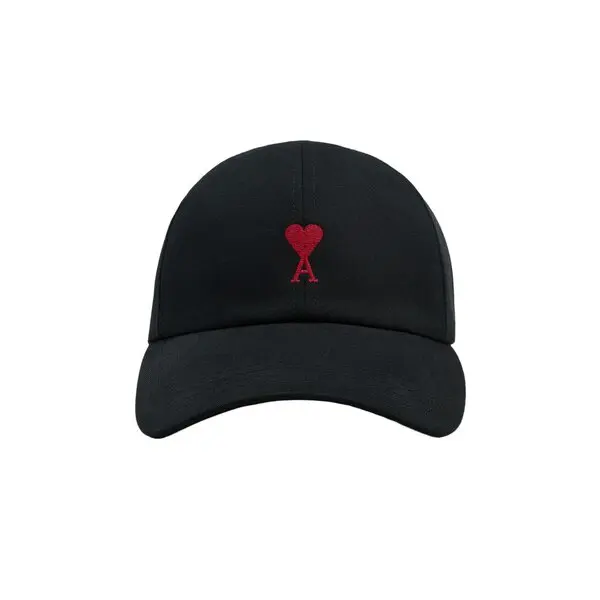 Ami De Coeur Embroidery Cap - Black