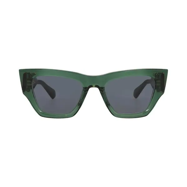 Valentino Garavani Cat Eye-frame Acetate Sunglasses /grey - Green