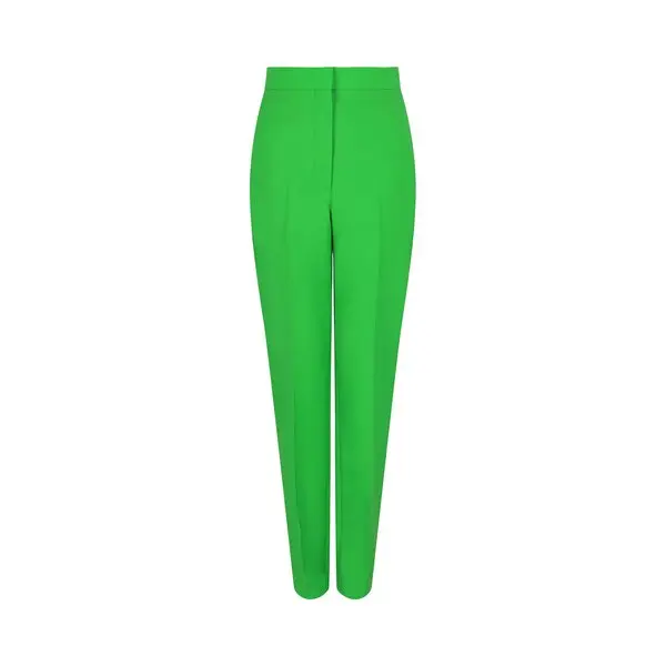 Alexander McQueen Wool-blend Trousers - Green