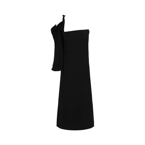 FERRAGAMO One-shoulder Midi Dress