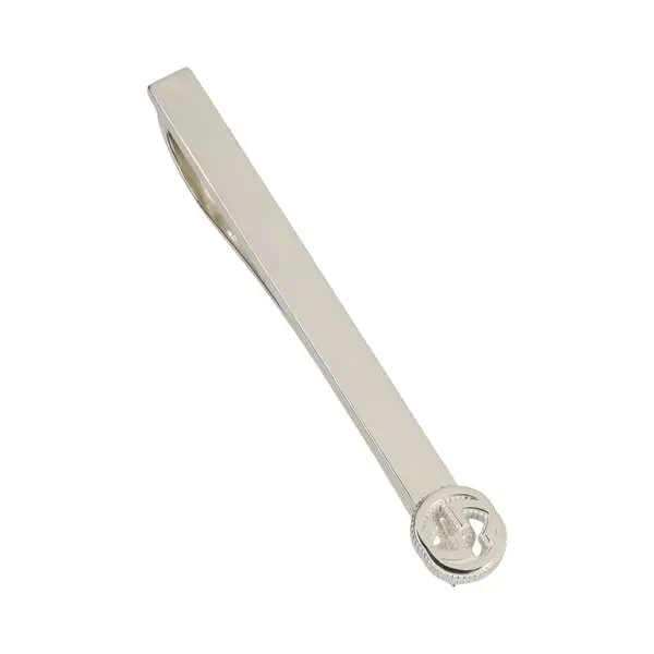 Gucci Interlocking G Tie Bar - Silver