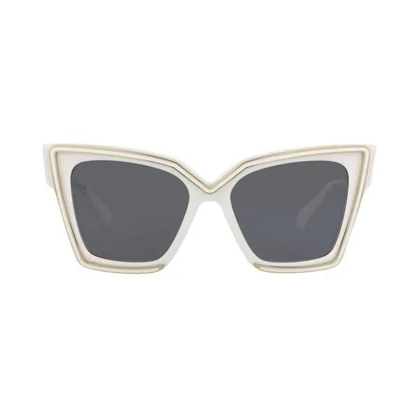 Valentino Garavani Cat Eye-frame Acetate Sunglasses /grey - White