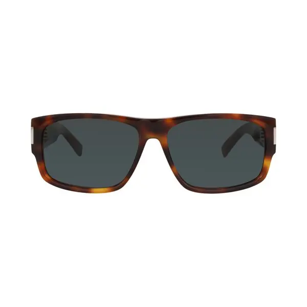 Saint Laurent Square-frame Recycled Acetate Sunglasses - Brown