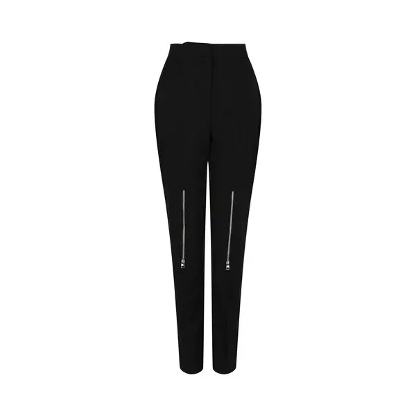 Alexander McQueen Zip Leg Pants - Black