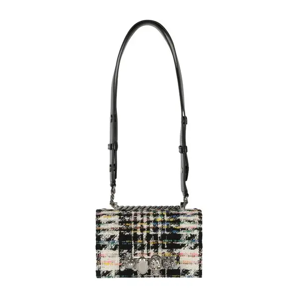Alexander McQueen Mini Tweed Shoulder Bag