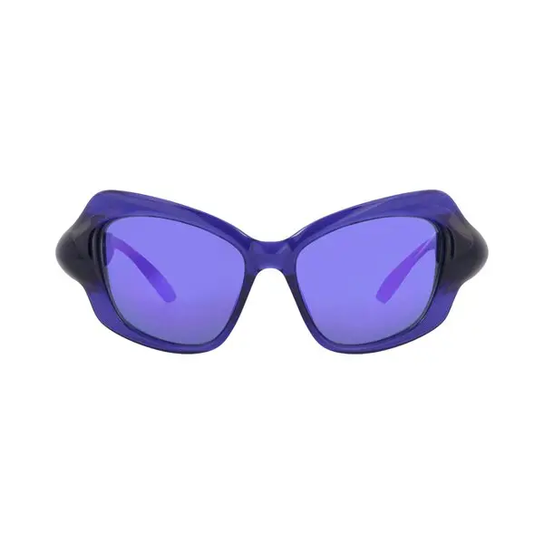 Balenciaga Cat Eye-frame Bio Injection Sunglasses - Blue