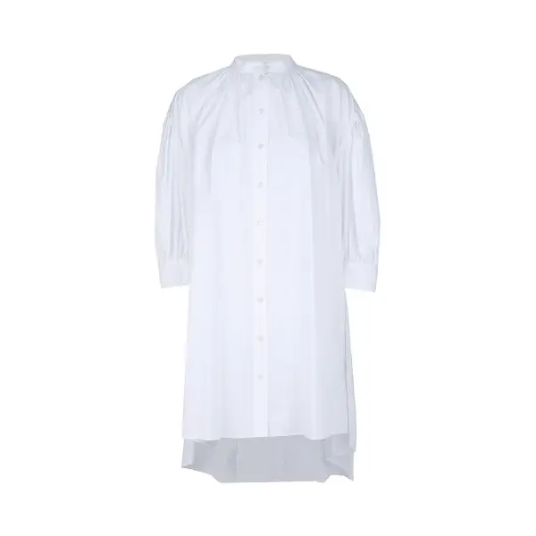 Alexander McQueen Cotton Trapeze Mini Dress