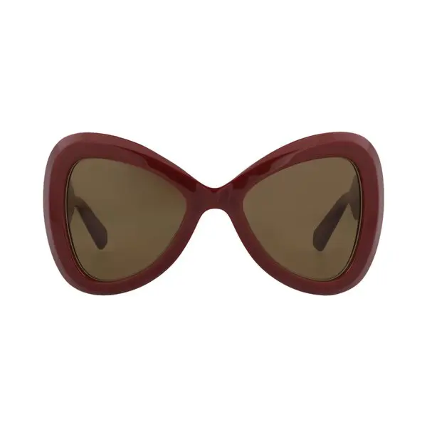 Valentino Garavani Cat Eye-frame Acetate Sunglasses 'bordeaux - Brown