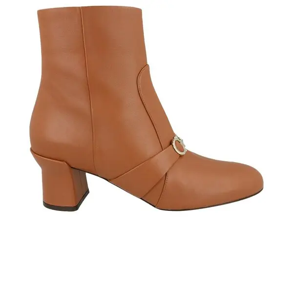 FERRAGAMO Orietta Leather Ankle Boot