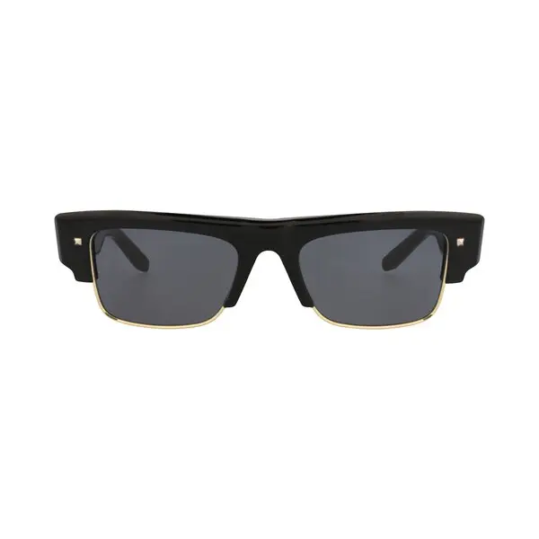 Valentino Garavani Square-frame Acetate Sunglasses /grey - Black