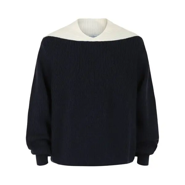 FERRAGAMO Two-tone Knit Pullover