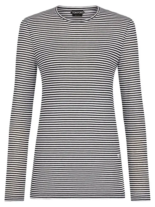 TOM FORD Long-sleeved Striped T-shirt