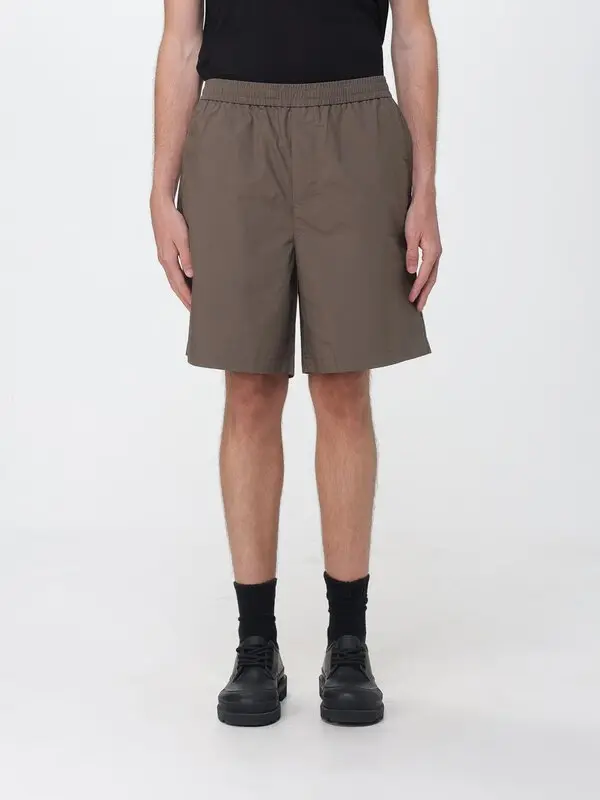 Armani Exchange Relaxed Fit Drawstring Shorts - Brown