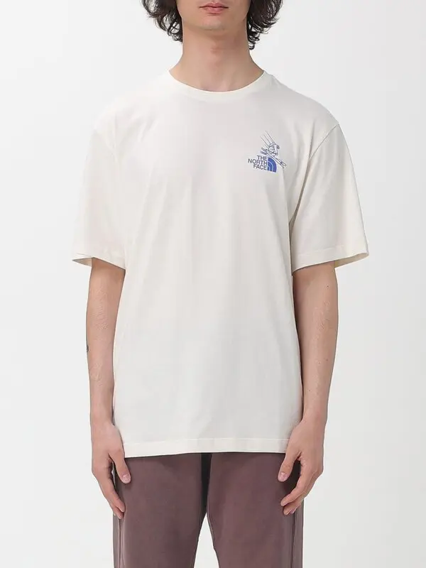 The North Face Mountain Celebration Crew Neck T-shirt In Cotton