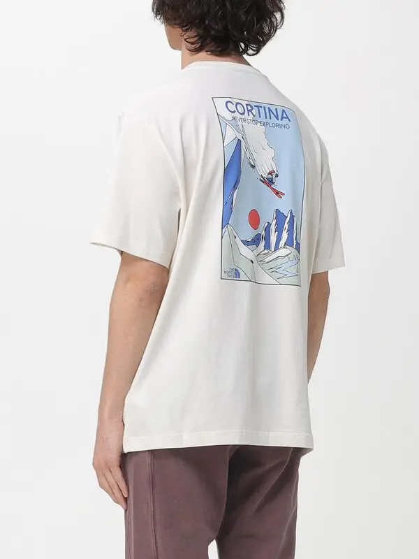 The North Face Mountain Celebration Crew Neck T-shirt In Cotton